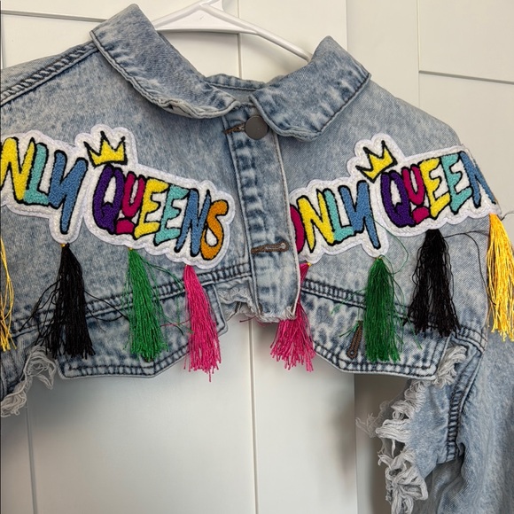 Jackets & Coats | Colorful Embroidered Jean Jacket | Poshmark